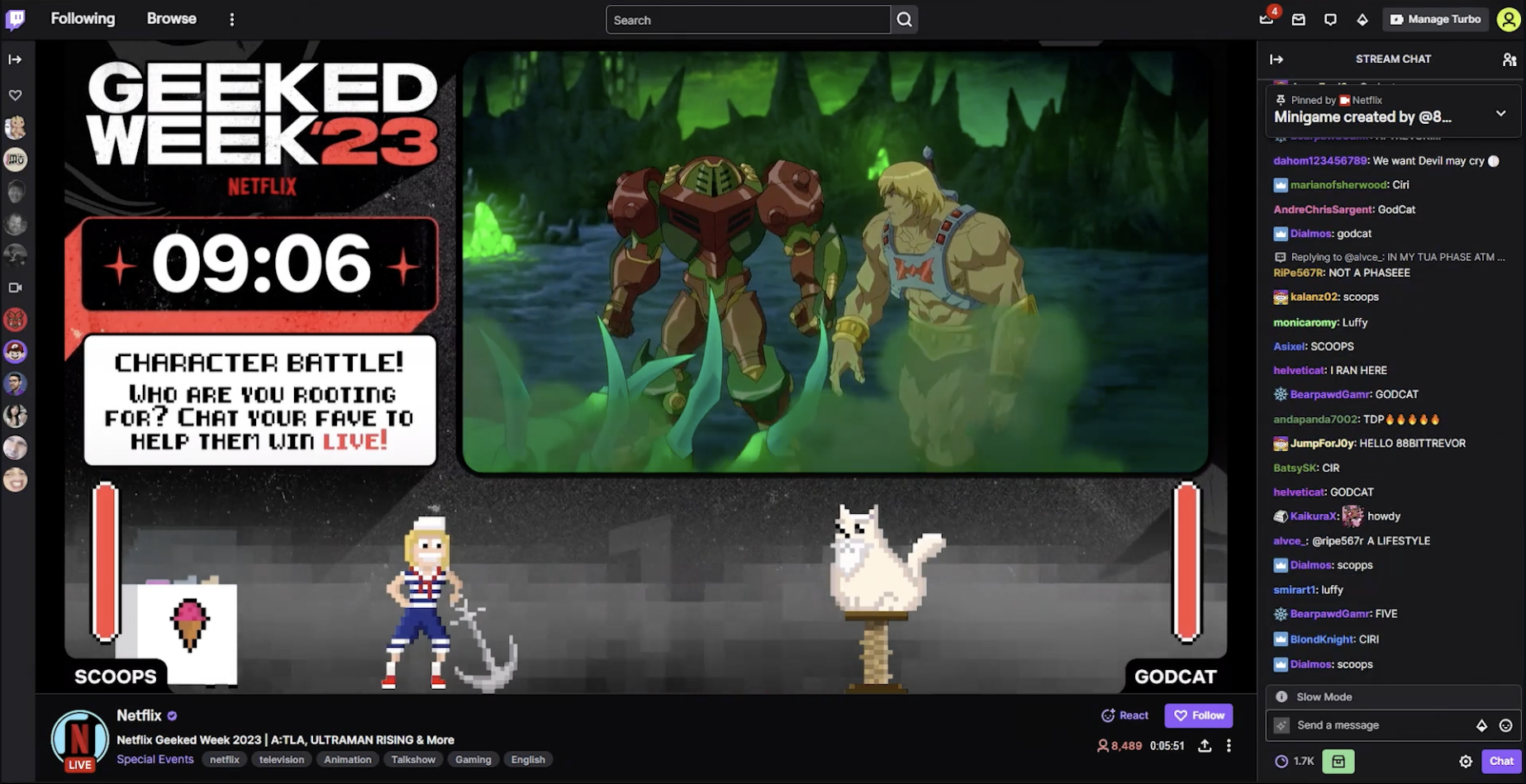 Netflix - Geeked Week 2023 - Butcher Bird Studios